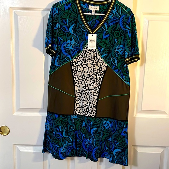Coach | Dresses | Coach Palm Silk Dress | Poshmark